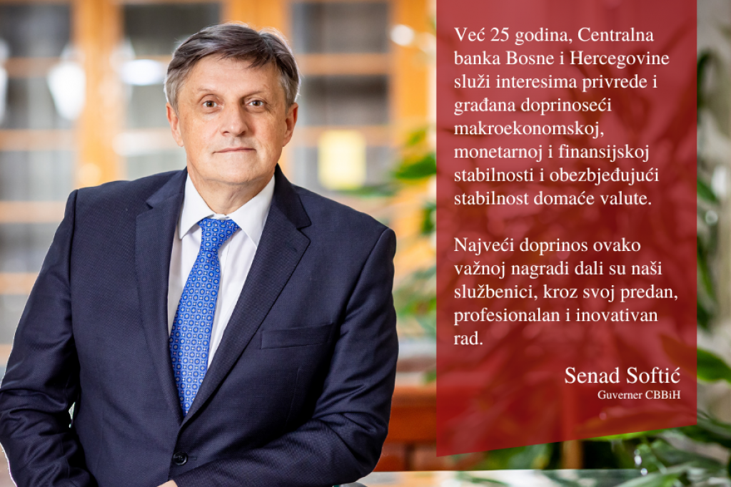 Capital Finance International dodijelio dva priznanja Centralnoj banci ...